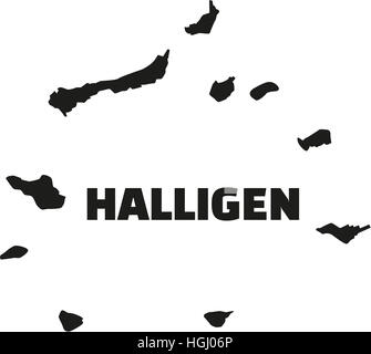 Map of Langeness Stock Photo - Alamy