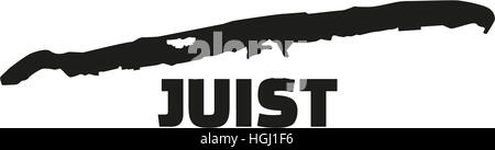 Map of Juist Stock Photo - Alamy