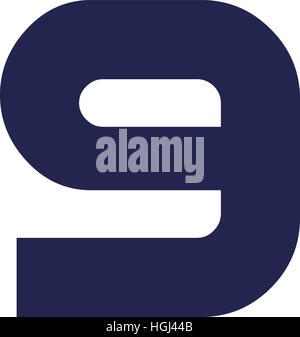 Figure a nine Stock Photo - Alamy