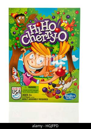Winneconne, WI - 8 January 2017: Box of Candy Land game on an isolated ...