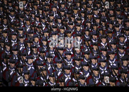 VMI Corps of Cadets from Lexington, Va., march during the 58th ...