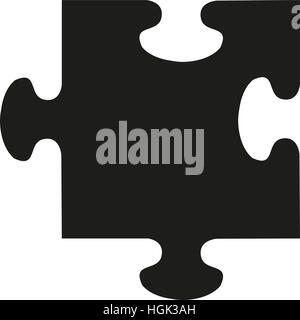 Vector Puzzle Piece Icon Stock Photo - Alamy