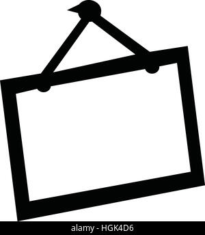 Hanging Sign Board Isolated Stock Photo - Alamy