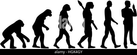 Security guard evolution Stock Photo - Alamy