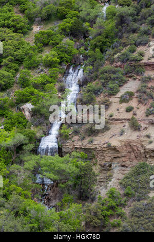 Roaring Springs cascading over the Muav Limestone formation in the ...