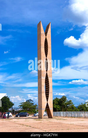Three Powers Square in Brasilia, where the iconic buildings of the ...