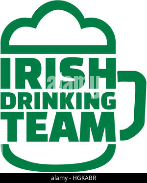 Team beer with mug Stock Photo - Alamy