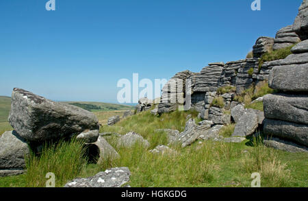Oke Tor on the northwestern Dartmoor Stock Photo - Alamy
