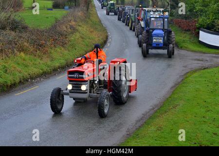 tractor run Ireland Stock Photo - Alamy