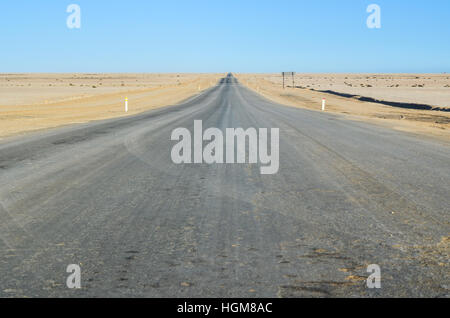 Salt road between Mile 108 and Swakopmund, along the Skeleton Coast of ...
