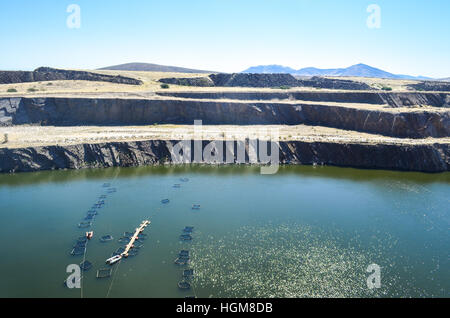 Remains of tin mining operations around Uis, Namibia Stock Photo - Alamy