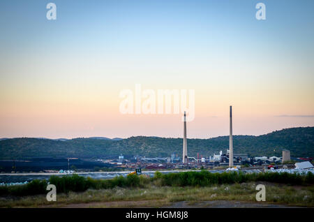 Dundee Precious Metals smelter near Tsumeb, Namibia Stock Photo - Alamy