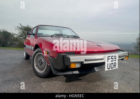 1988 Fiat X1/9 mid engined sports car, designed by Bertone Stock Photo ...