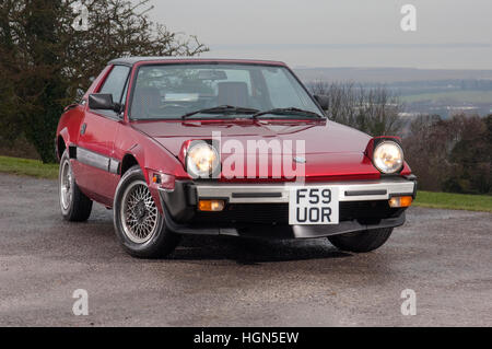 1988 Fiat X1/9 mid engined sports car, designed by Bertone Stock Photo ...