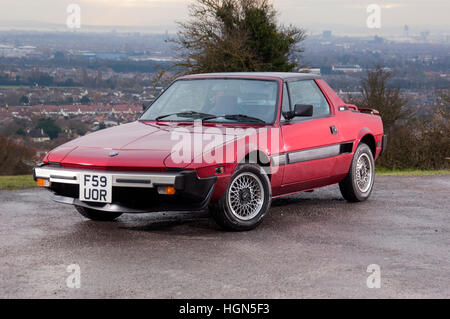 1988 Fiat X1/9 mid engined sports car, designed by Bertone Stock Photo ...
