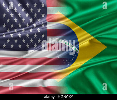 USA and Brazil Stock Photo - Alamy