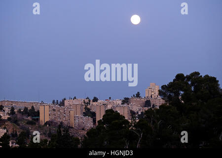 View of Kiryat HaYovel a neighborhood built in the early 1950s to house ...