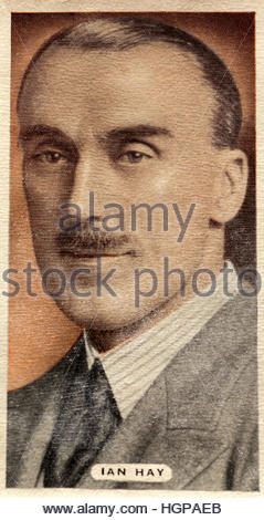 Ian Hay (Major John Hay Beith), 1937. Artists: Unknown, WD & HO Wills ...