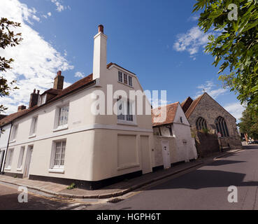 view of strand street sandwich kent featuring tudor buildings Stock ...