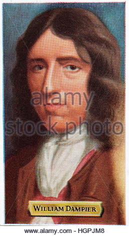 William Dampier, 1651 - 1715, explorer of Australia, the first natural ...