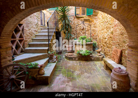 Castelmuzio, Tuscany, Italy Stock Photo - Alamy