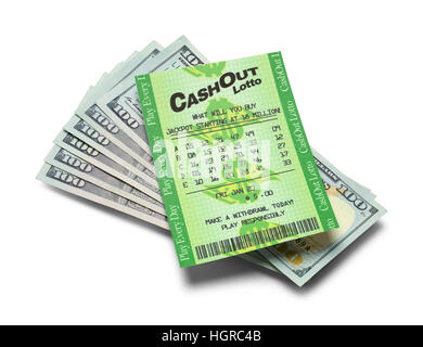 A Lotto lottery ticket on a white background Stock Photo - Alamy