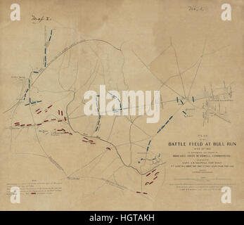 First Battle of Bull Run, 1861. The confederate brigade of Thomas ...