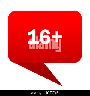 adults bubble red icon Stock Photo - Alamy