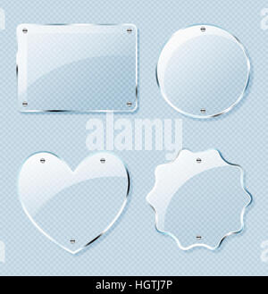 Various glass labels Stock Photo - Alamy