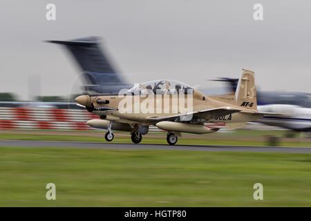 Textron Aviation Beechcraft AT-6 Wolverine light-attack aircraft on ...