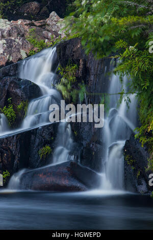 Cold Stream Falls in Maine's Northern Forest. Cold Stream Gorge ...
