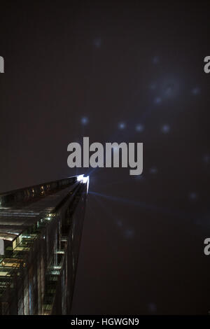 Shard Christmas Lights after the clouds had lifted. Featuring ...