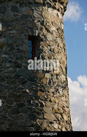 The stone fire tower at the John Wingate Weeks State Historic Site ...