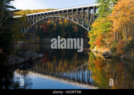The French King Bridge spans the Connecticut River in Erving ...
