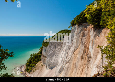 White cliffs, Mon island, Denmark Stock Photo - Alamy