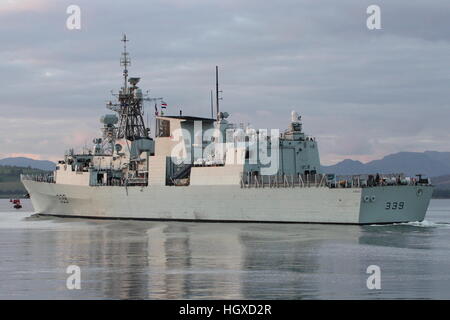 HMCS Charlottetown (FFH-339), a Halifax-class frigate of the Royal ...