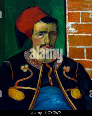 Vincent van Gogh "The Zouave" 1888, Vincent van Gogh portrait of a ...