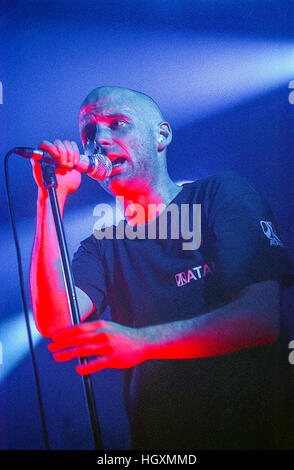 Musician Moby performing live at Concorde II in Brighton, East Sussex ...