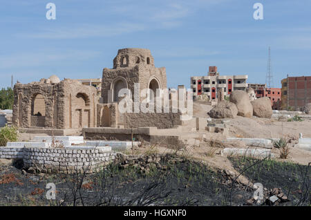 Fatimid Cemetery, Aswan, Upper Egypt Stock Photo - Alamy