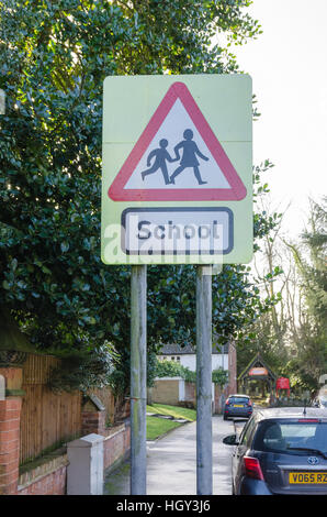 School road sign Stock Photo - Alamy