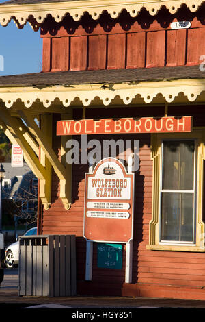 Train depot in Wolfeboro, New Hampshire Stock Photo - Alamy