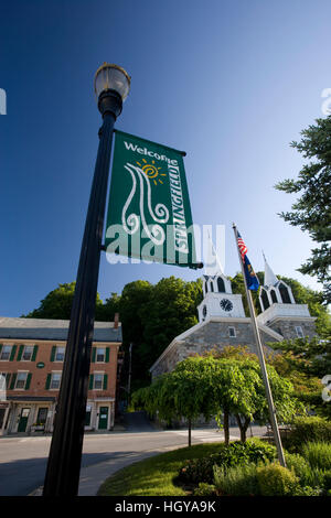 Downtown Springfield, Vermont Stock Photo - Alamy