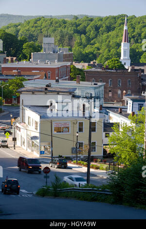 Downtown Springfield, Vermont Stock Photo - Alamy