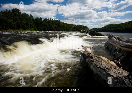 The Connecticut River at Sumner Falls (Hartland Rapids) in Hartland ...