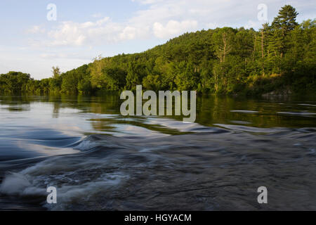 The Connecticut River at Sumner Falls (Hartland Rapids) in Hartland ...