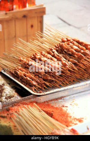 Chinese snack mutton Stock Photo - Alamy