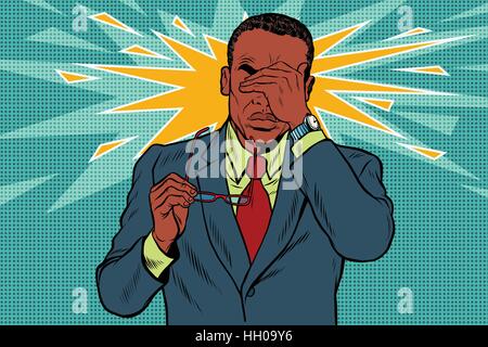 Eye pain, fatigue and poor vision Stock Vector Image & Art - Alamy