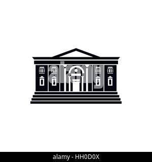 Two storey public building icon, simple style Stock Vector Image & Art ...