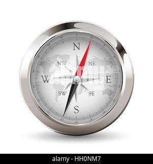 Compass - right direction concept Stock Vector Image & Art - Alamy
