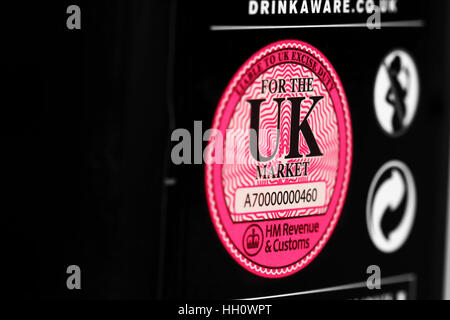 customs duty & VAT label on parcel Stock Photo - Alamy
